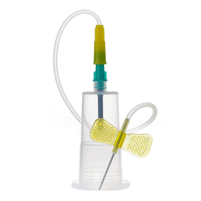 Игла-бабочка с держателем Lind-Vac 20G x 3/4'' x 7'' 0.9мм х 19 мм ...